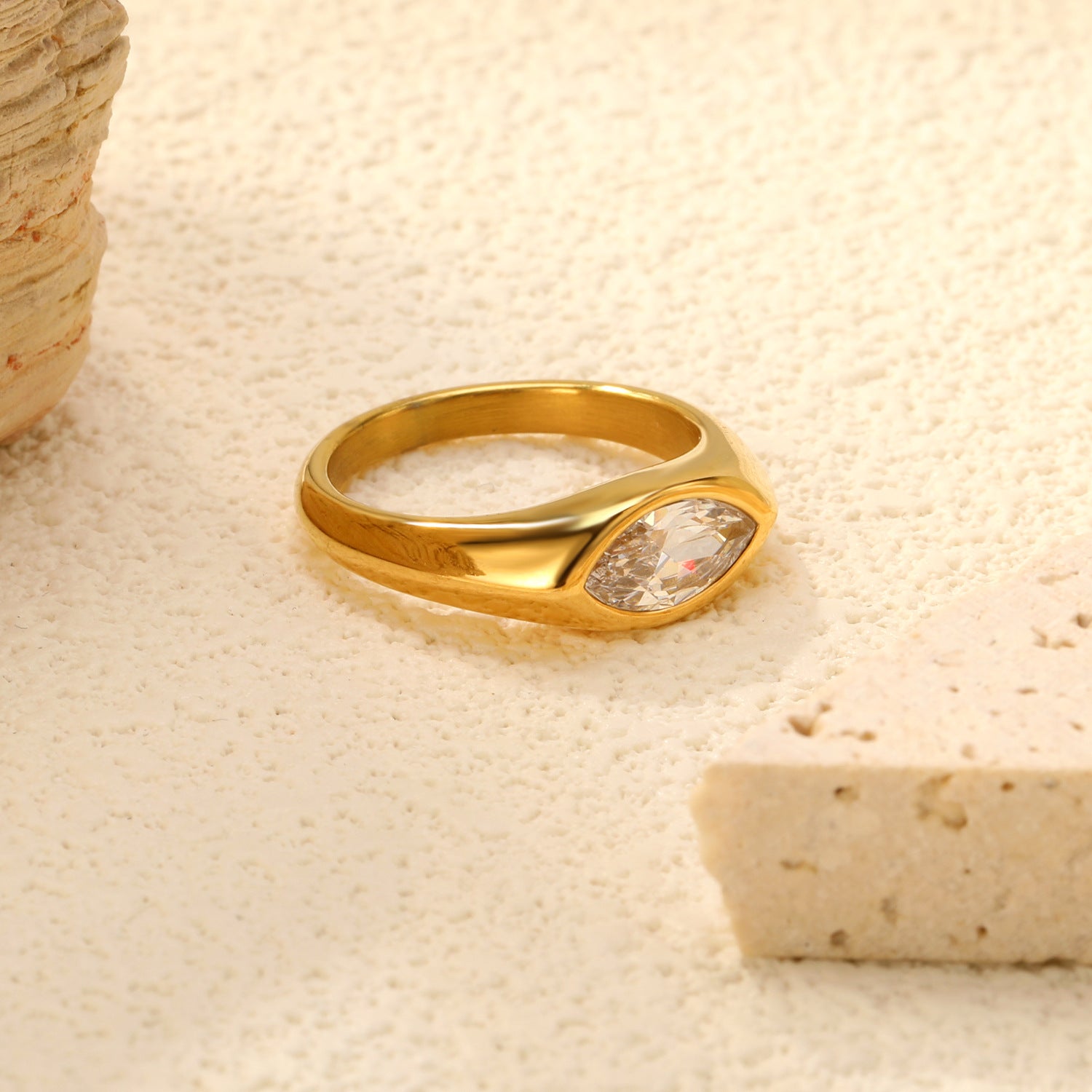 Anillo Bold Shine Waterproof en Azzia joyería