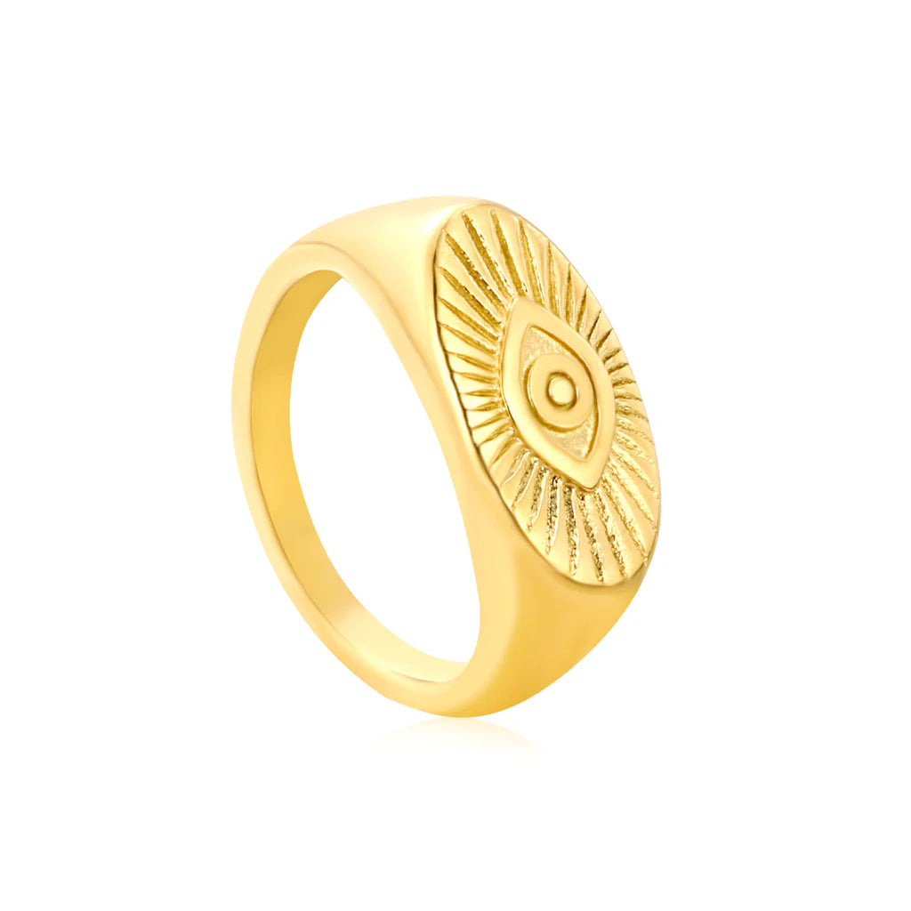 Anillo Golden Sol Waterproof | Azzia Joyería
