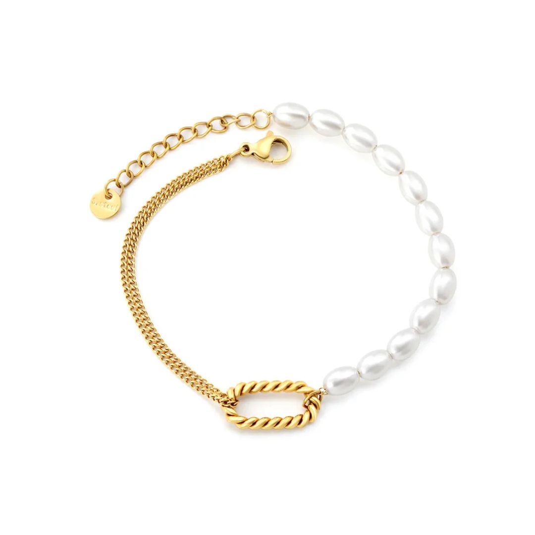 Pulsera Perla Marina Waterproof en Azzia joyería